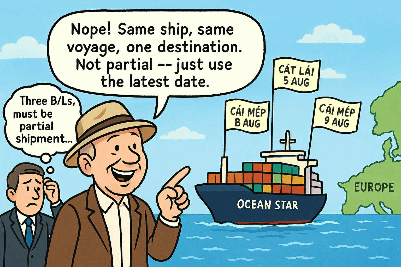 Sub-article 31(b) UCP 600 – And Why the Same Ship Can Have Multiple ...