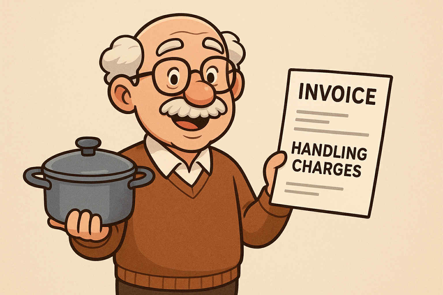 Can an Invoice Include Handling Charges? - Mr. Old Man