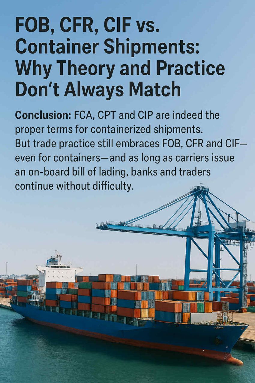 FOB, CFR, CIF vs. Container Shipments: Why Theory and Practice Don’t Always Match - Mr. Old Man