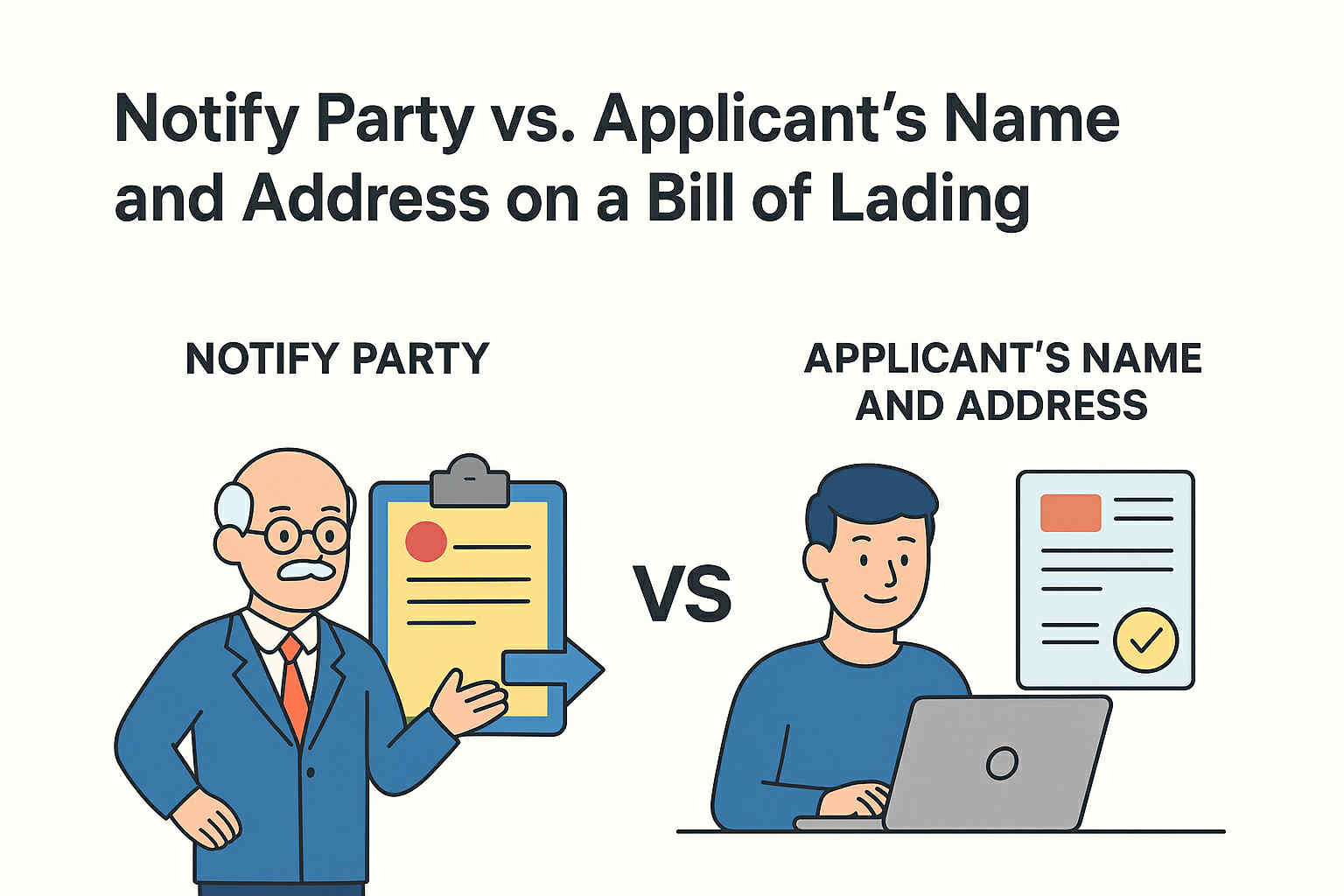 Notify Party vs. Applicant’s Name and Address on a Bill of Lading - Mr ...