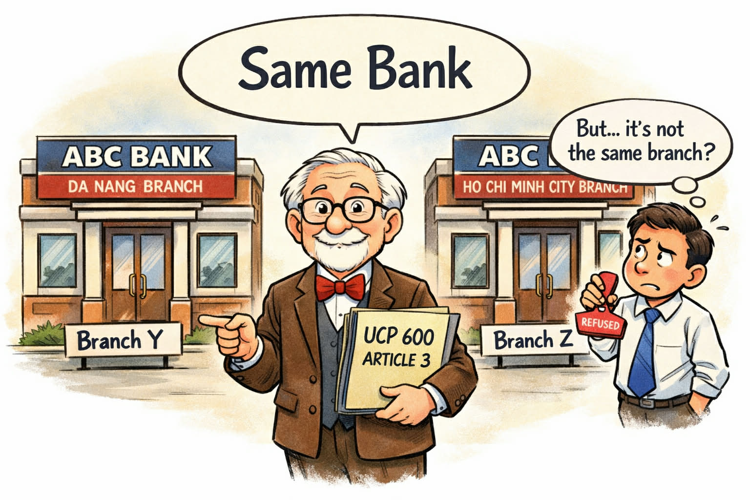 BRANCHES OF A BANK IN THE SAME COUNTRY - Mr. Old Man