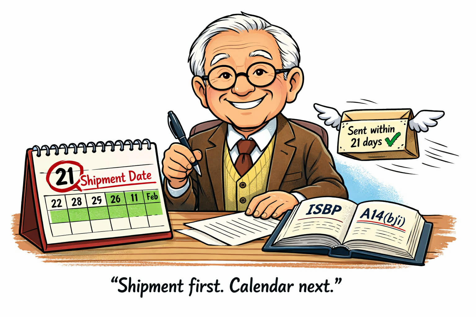 How to Calculate “Within 21 Days of Shipment” under ISBP 821 - Mr. Old Man